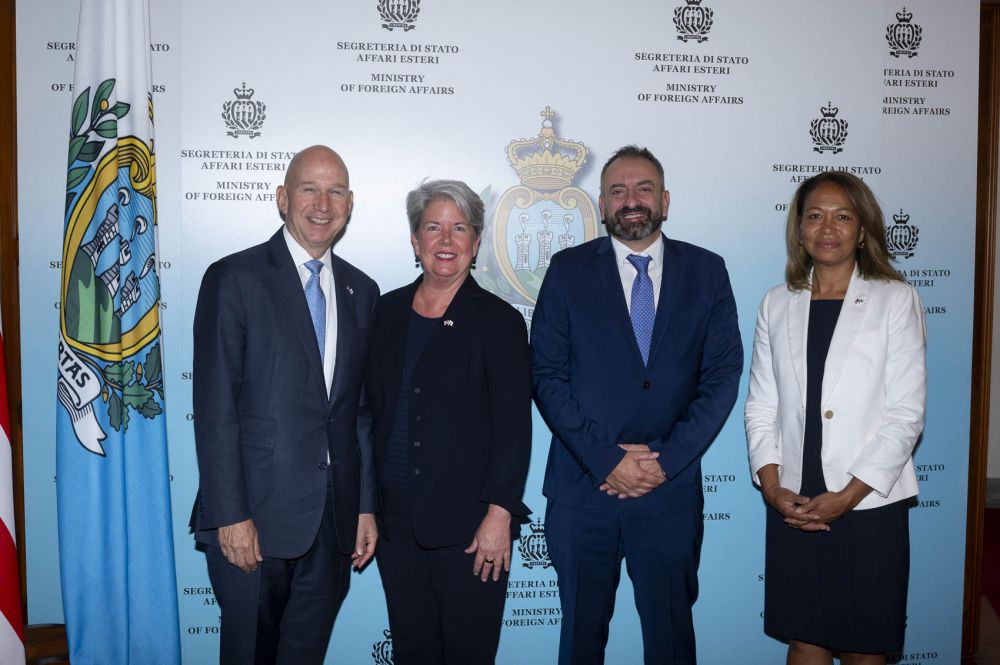 San Marino: Jack Alan Markell, ambasciatore USA, presenta