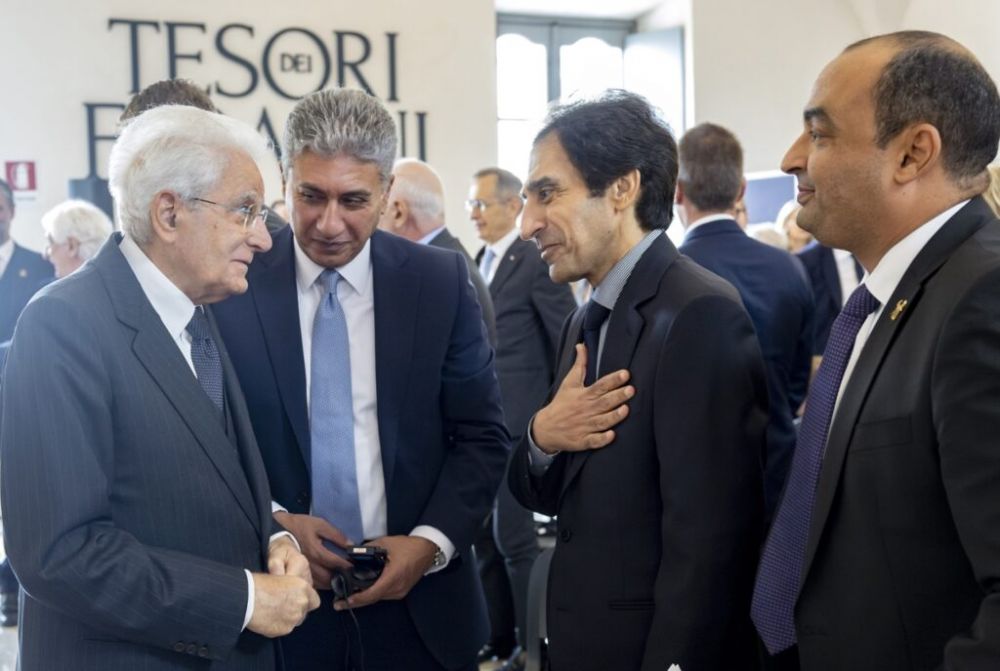 Mostra "Tesori dei Faraoni" inaugurata da Mattarella